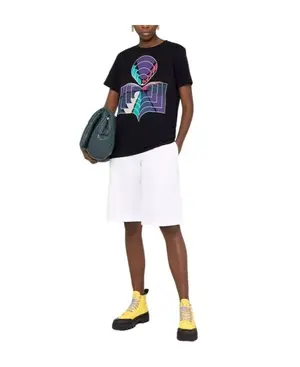 Isabel Marant Étoile Logo Print Organic Cotton T-shirt