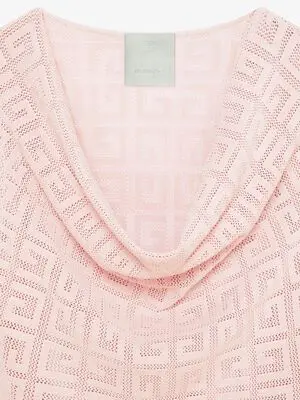Givenchy 4g Jacquard Draped Sweater