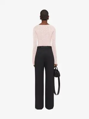 Givenchy 4g Jacquard Draped Sweater