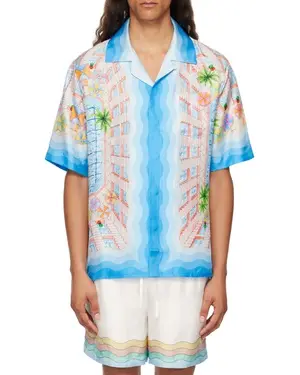Casablanca Le Plongeon Shirt - Blue