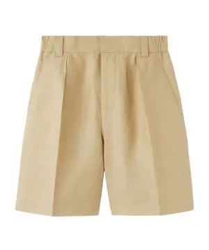 Loro Piana Wide-leg Shorts - Corn