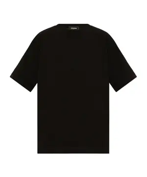 Dsquared2 Logo Printed Crewneck T-shirt - Black