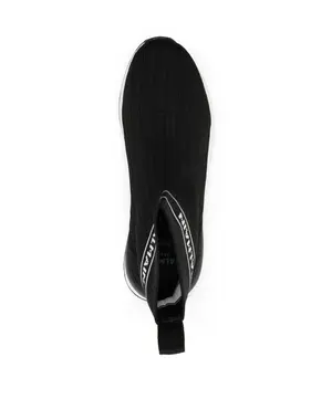 Balmain Logo-intarsia Sock Sneakers