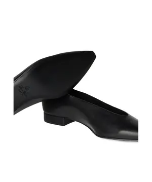 Loro Piana Rebecca Pointed-toe Ballerina Flats - Black