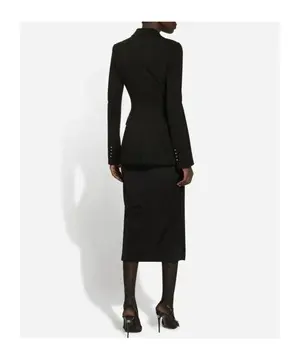 Dolce & Gabbana Dolce Gabbana Milano Stitch Single-breasted Jersey Jacket