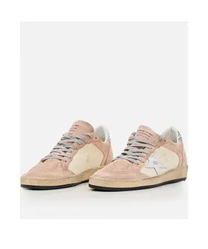 GOLDEN GOOSE Ballstar Glitter-embellished Sneakers
