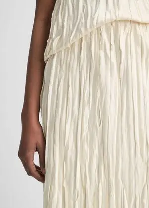 Vince Satin Midi Skirt