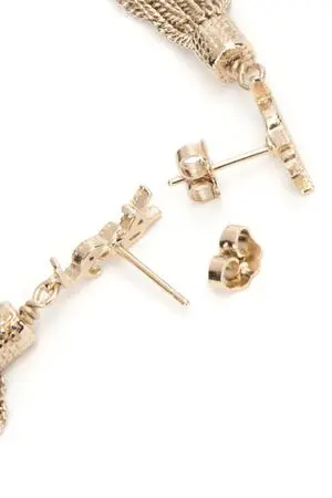 Saint Laurent Loulou Tassel Earrings