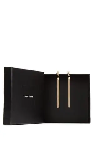 Saint Laurent Loulou Tassel Earrings