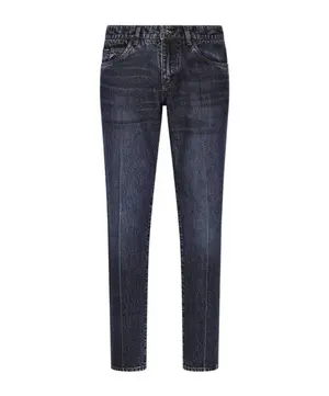 Dolce & Gabbana Slim-fit Jeans With Logo Detail