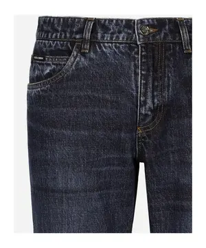 Dolce & Gabbana Slim-fit Jeans With Logo Detail