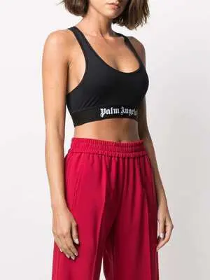 Palm Angels Logo-print Sports Bra