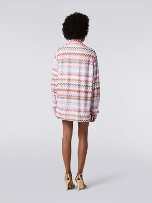 Missoni Zigzag Double-breasted Tailored Blazer