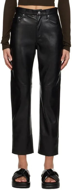 Nanushka High-rise Straight-leg Pants