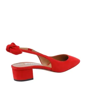 AQUAZZURA Bow-tie Slingback Pumps