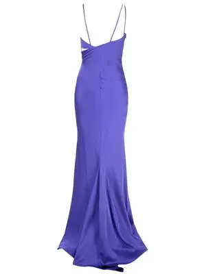 Attico Melva Asymmetrical Maxi Dress