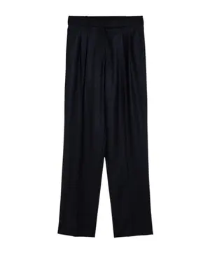 Stella McCartney Mid-rise Pleat Detailed Trousers - Black