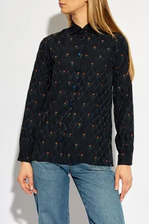 Etro Floral Embroidered Long Sleeve Shirt