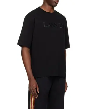 LANVIN Oversized Embroidered T-shirt
