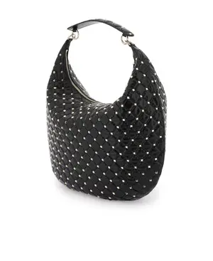 Valentino Garavani Rockstud Spike Zip-up Shoulder Bag