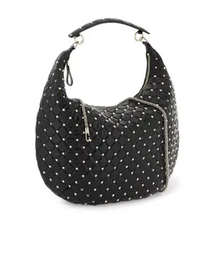 Valentino Garavani Rockstud Spike Zip-up Shoulder Bag