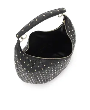 Valentino Garavani Rockstud Spike Zip-up Shoulder Bag
