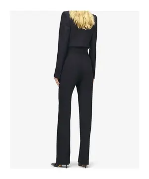Alexander McQueen Double Lapel Cropped Jacket