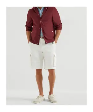 Brunello Cucinelli Cotton Cargo Shorts