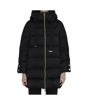 Herno Hooded Down Coat - Black