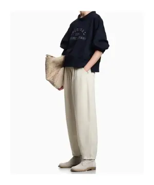 Emporio Armani Long-sleeve Oversized Sweatshirt