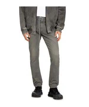 DIESEL® Mid-rise Tapered Leg Jeans With Zippered Fly - Grey
