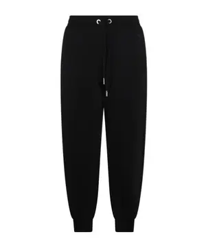AMI Paris Logo Detailed Drawstring Sweatpants - Black