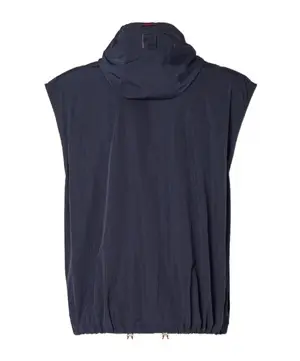 Fendi Sleeveless Hooded Vest With Drawstring Hem