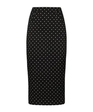 Dolce & Gabbana Polka Dot Pencil Skirt