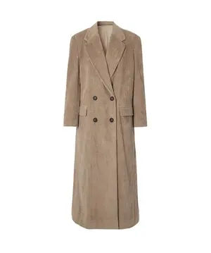 Brunello Cucinelli Double-breasted Coat - Brown