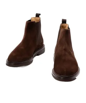 Brunello Cucinelli Suede Chelsea Ankle Boots