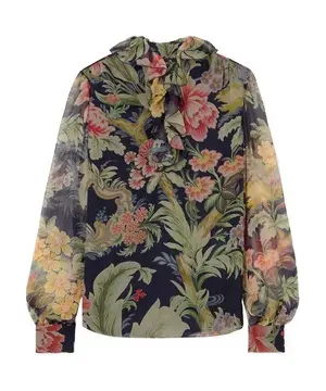 Etro Printed Silk Blouse - Multicolor