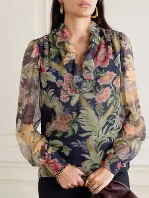 Etro Printed Silk Blouse