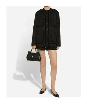 Dolce & Gabbana Dolce Gabbana Single-breasted Raschel Tweed Jacket
