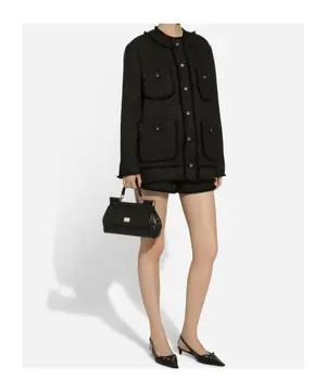 Dolce & Gabbana Dolce Gabbana Single-breasted Raschel Tweed Jacket