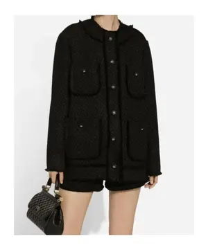 Dolce & Gabbana Dolce Gabbana Single-breasted Raschel Tweed Jacket