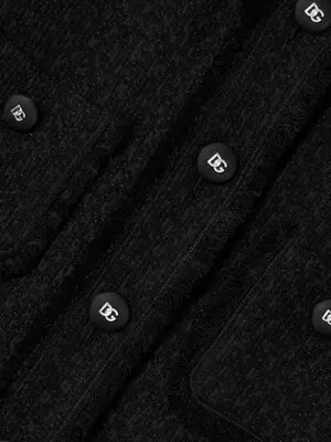 Dolce & Gabbana Single-breasted Raschel Tweed Jacket