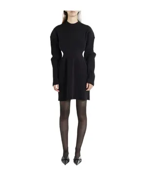 Balenciaga Hourglass Striped Dress