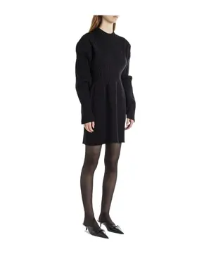 Balenciaga Hourglass Striped Dress