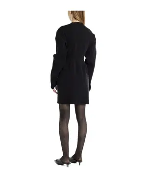 Balenciaga Hourglass Striped Dress