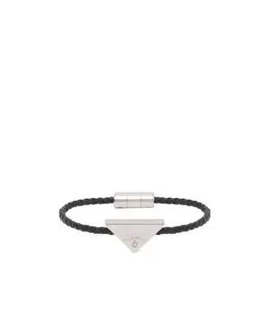 Prada Braided Nappa Leather Bracelet - White