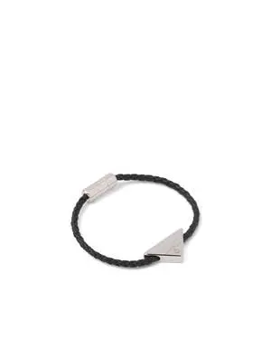 Prada Braided Nappa Leather Bracelet