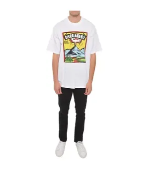 Dsquared2 Graphic-print Cotton T-shirt