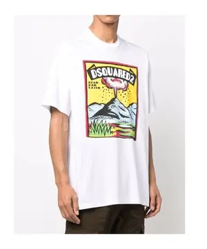 Dsquared2 Graphic-print Cotton T-shirt