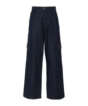 Off-White Script Cargo Jeans - Black